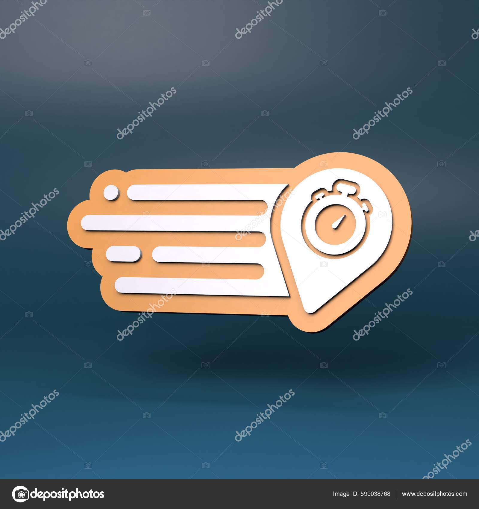 Speedy Delivery Logo Render Illustration — Stock Photo © Motion-J ...