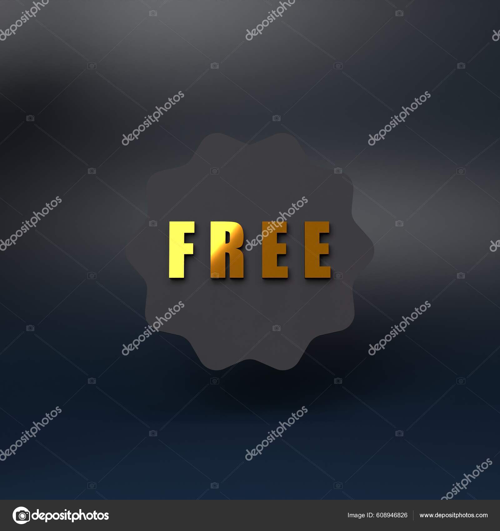 Banner Inscription Free Rendering Illustration — Stock Photo © Motion-J ...