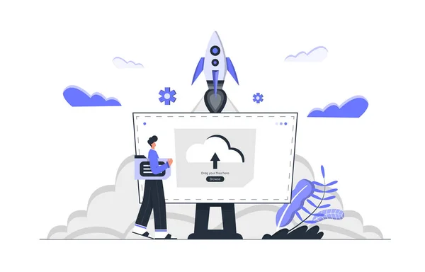 Question Mark Confuse Uninspired Worker Concept Illustration Stock ...