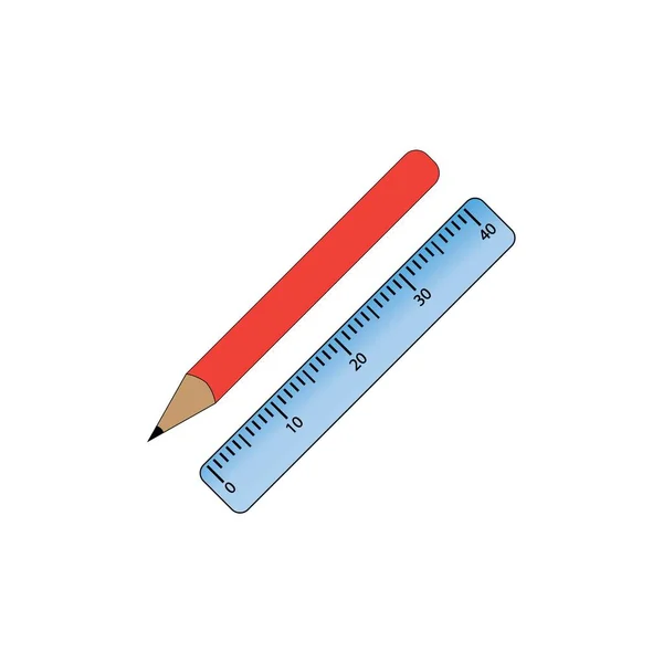 Pencil and scale ruler Stock Photos, Royalty Free Pencil and scale ...