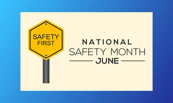 Safety Awareness Month Annual Celebration July Concept Understanding ...