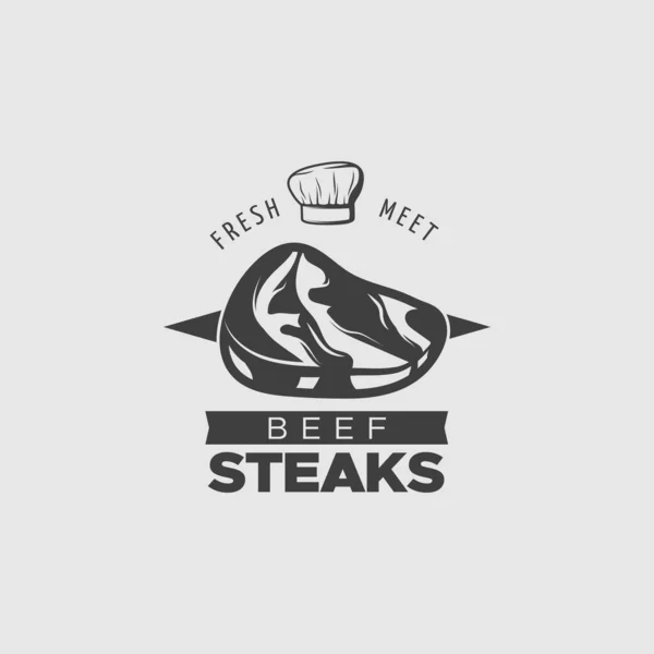 Food Menu Themed Vector Design Beef Steak Meat Chicken Etc Stock Vector ...
