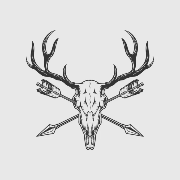 Elk skull Vector Art Stock Images | Depositphotos