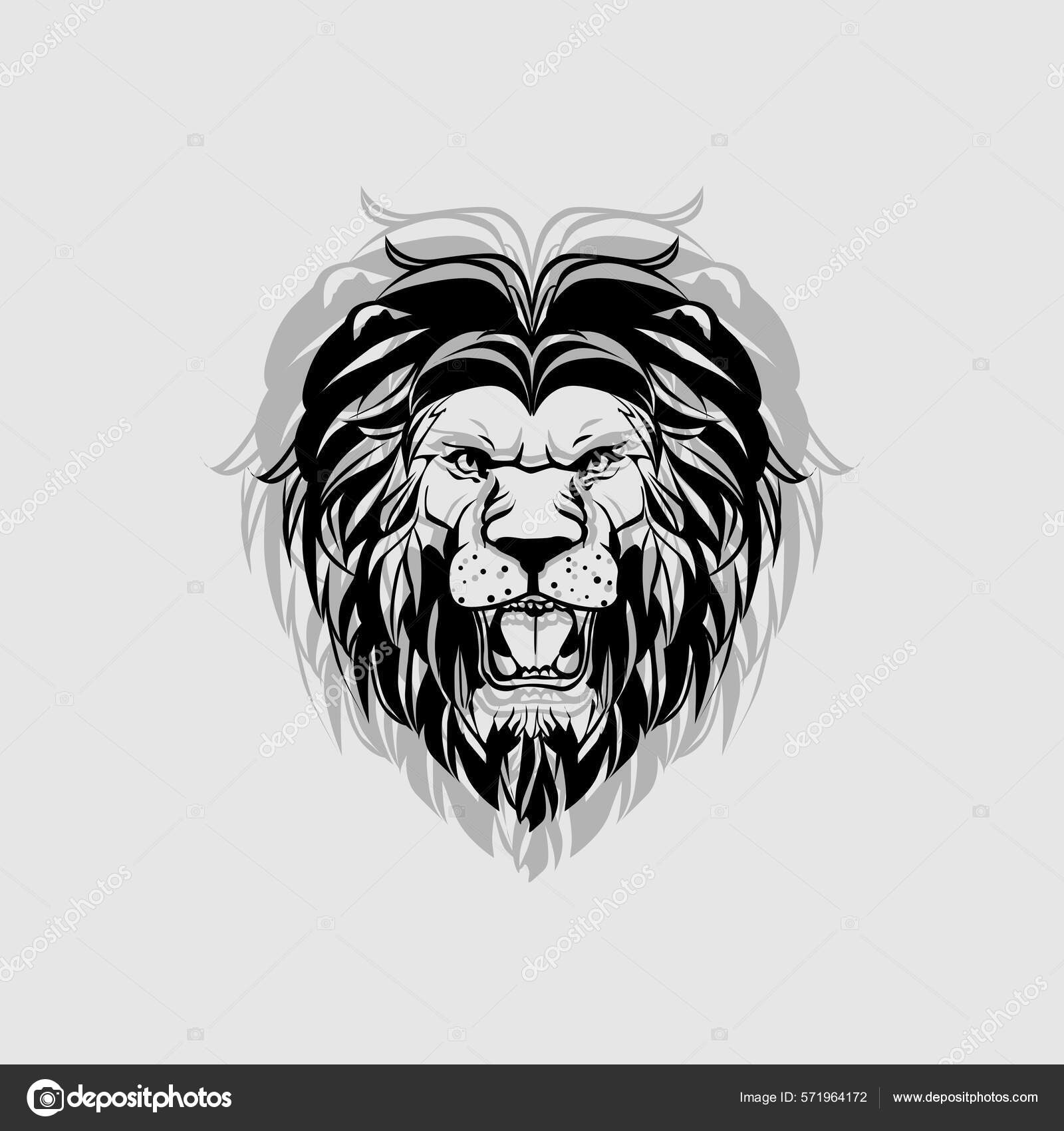 Lion Animal Themed Vector Design Stock Vector Image by ©logobrandku.id ...