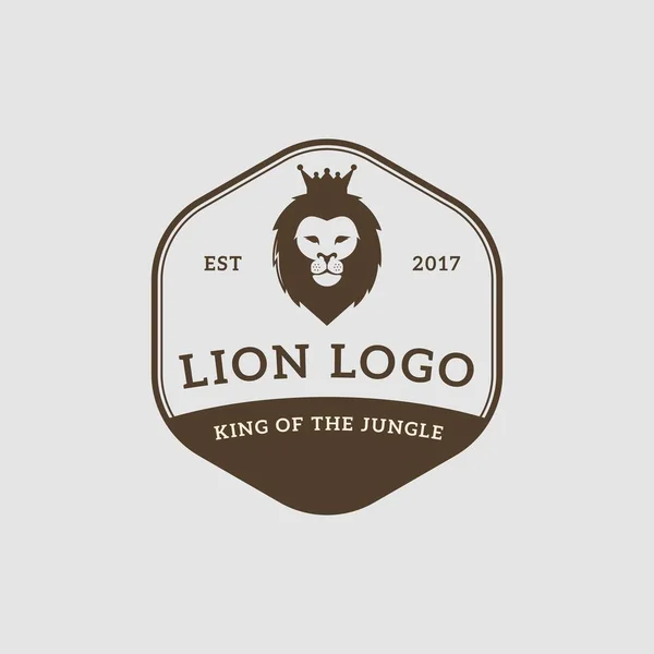 Lion Animal Themed Vector Design Stock Vector Image by ©logobrandku.id ...