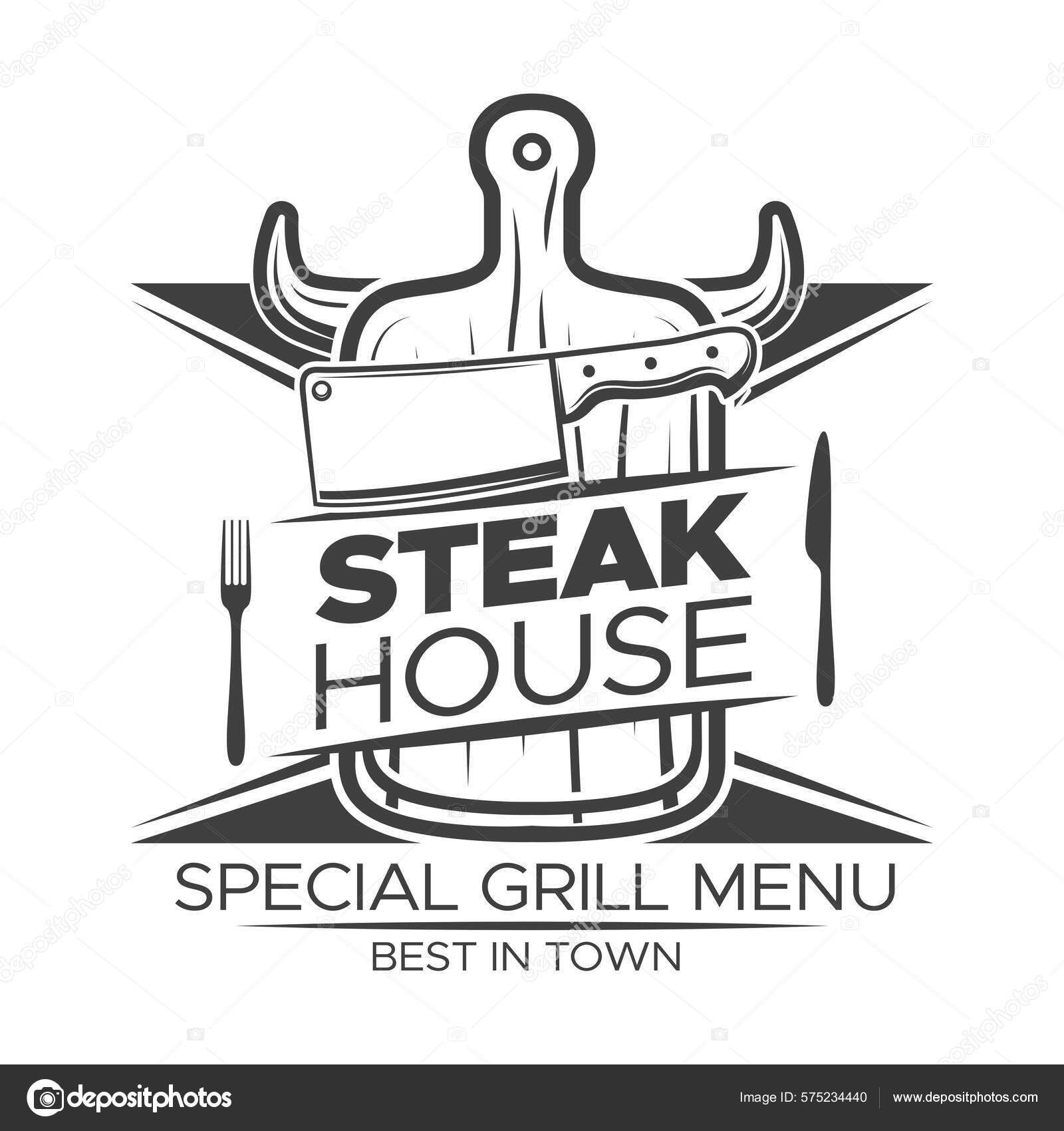 Food Menu Themed Vector Design Beef Steak Meat Chicken Etc Stock Vector ...