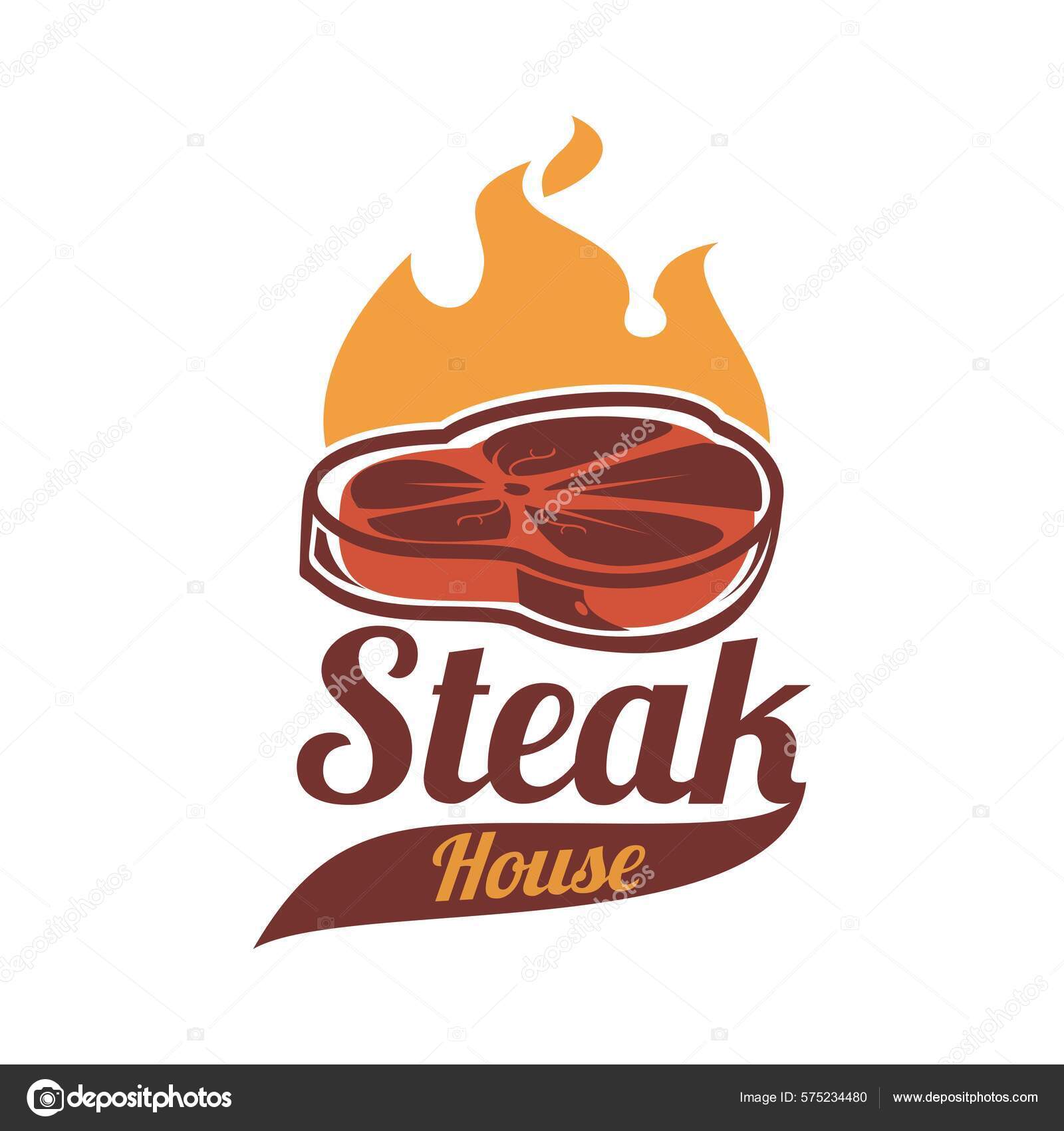 Food Menu Themed Vector Design Beef Steak Meat Chicken Etc Stock Vector ...