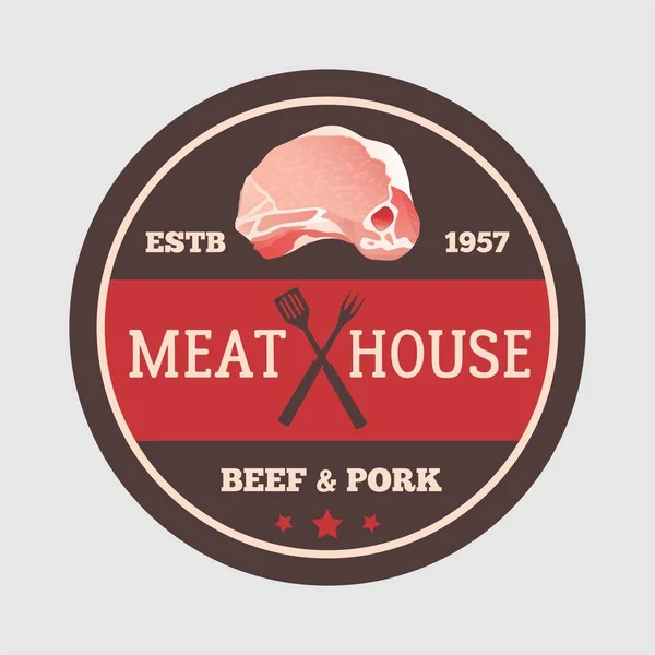 Food Menu Themed Vector Design Beef Steak Meat Chicken Etc Stock Vector ...