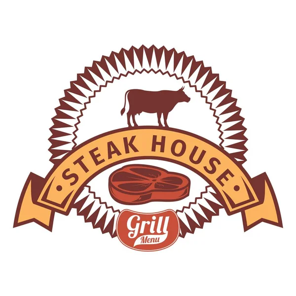 Food Menu Themed Vector Design Beef Steak Meat Chicken Etc Stock Vector ...