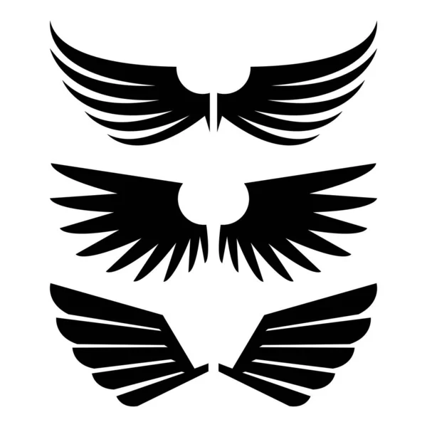 Image vectorielle Une Collection Dessins Vectoriels Thème Ailes par ...