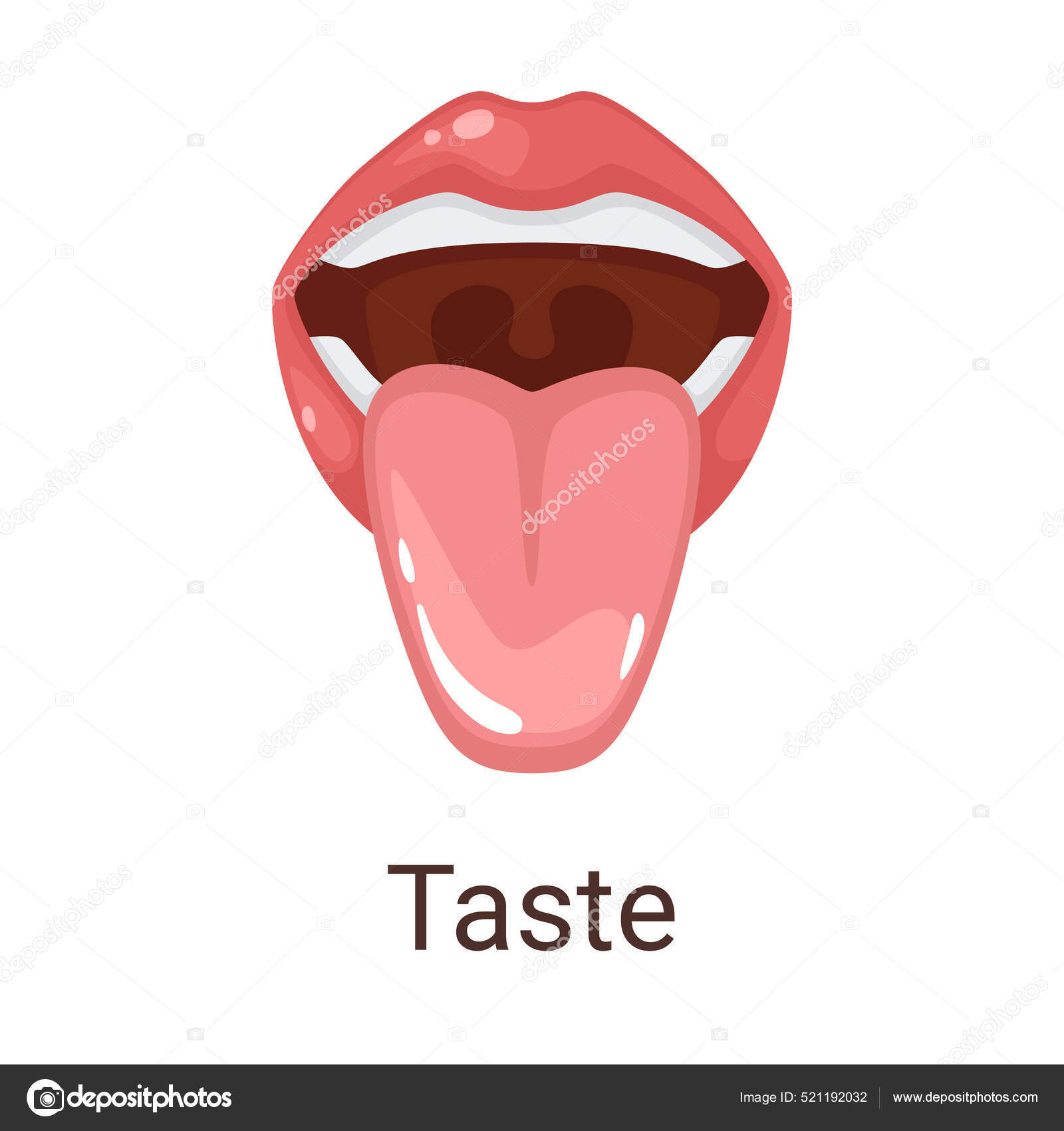 Imágenes Prediseñadas Del Sentido Del Gusto