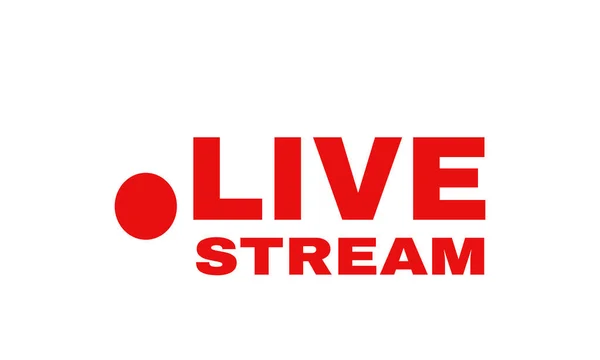 Live stream logo imágenes de stock de arte vectorial | Depositphotos