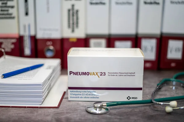 Caja PNEUMOVAX, vacuna antineumocócica para el tratamiento de ...