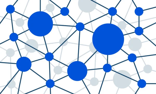 User Network Technology Connected Dots Lines Background Template ...