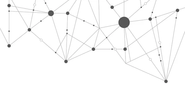 Simple Polygonal Structure Network Connected Dots Lines Background ...