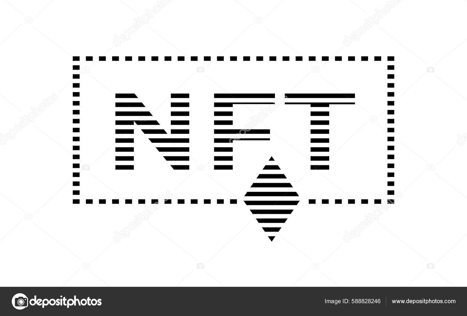Nft Blockchain Crypto Modern Banner Vector Design Non Fungible Token ...