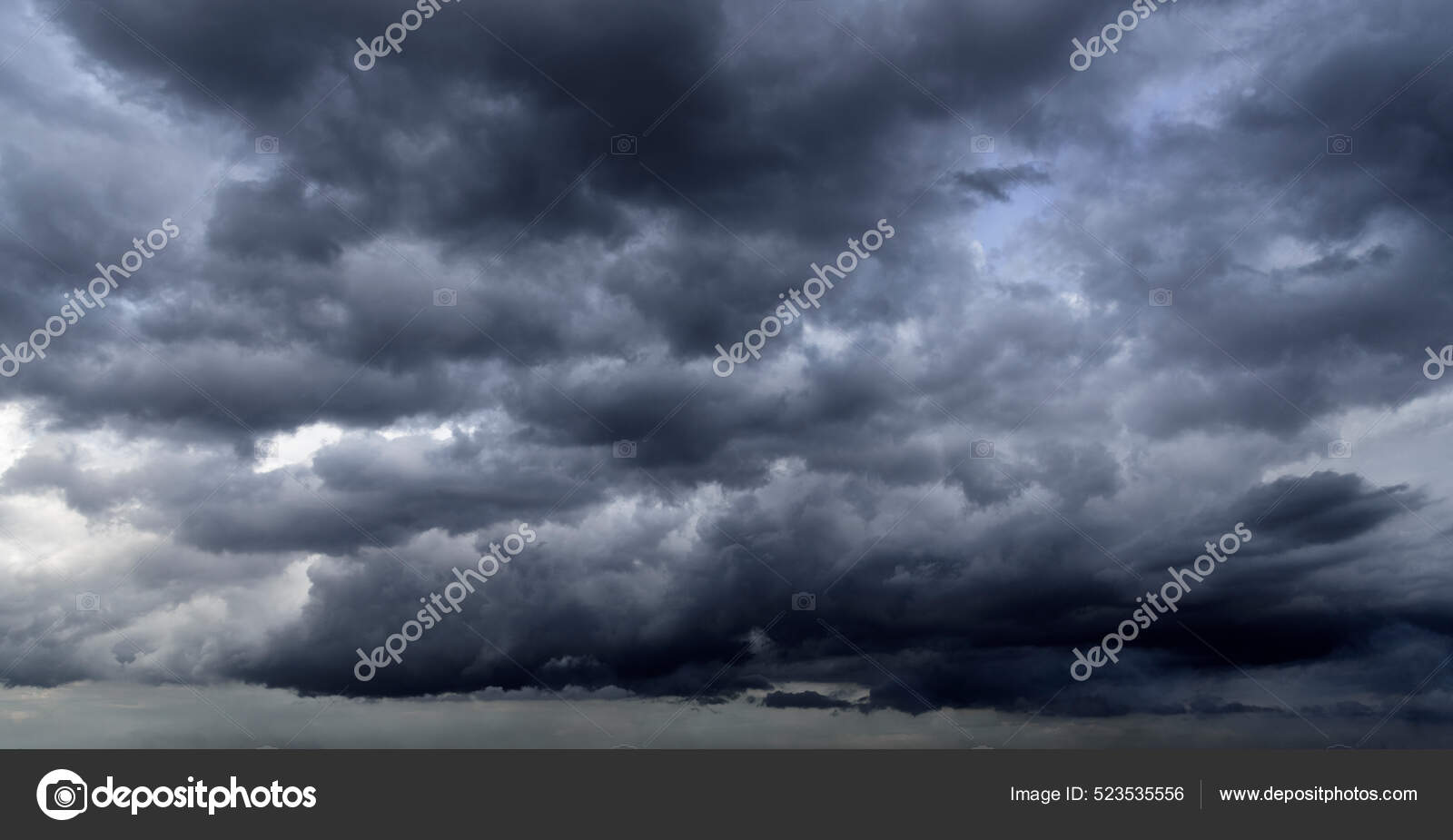Dark Black Storm Clouds