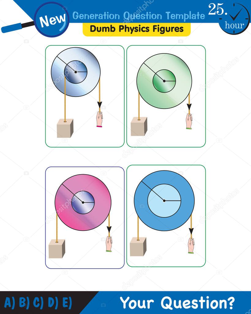 Physics, Science experiments on force and motion with pulley, next ...