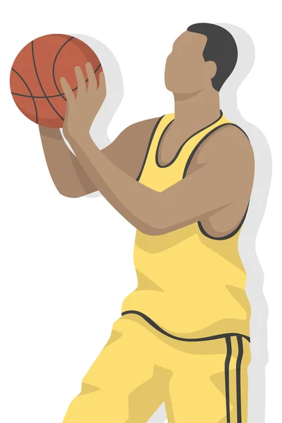 Animated Basketball Player Shooting