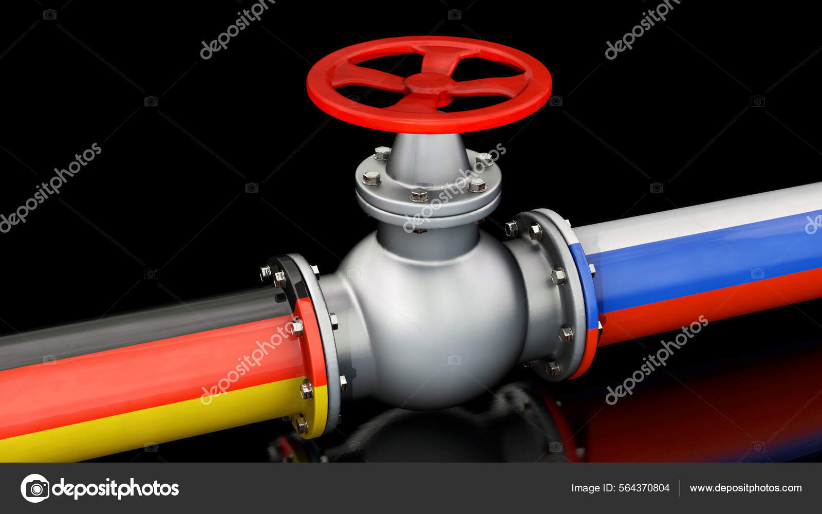 Nord Stream Natural Gas Pipeline Gas Tap — Stock Photo © Pictograph ...