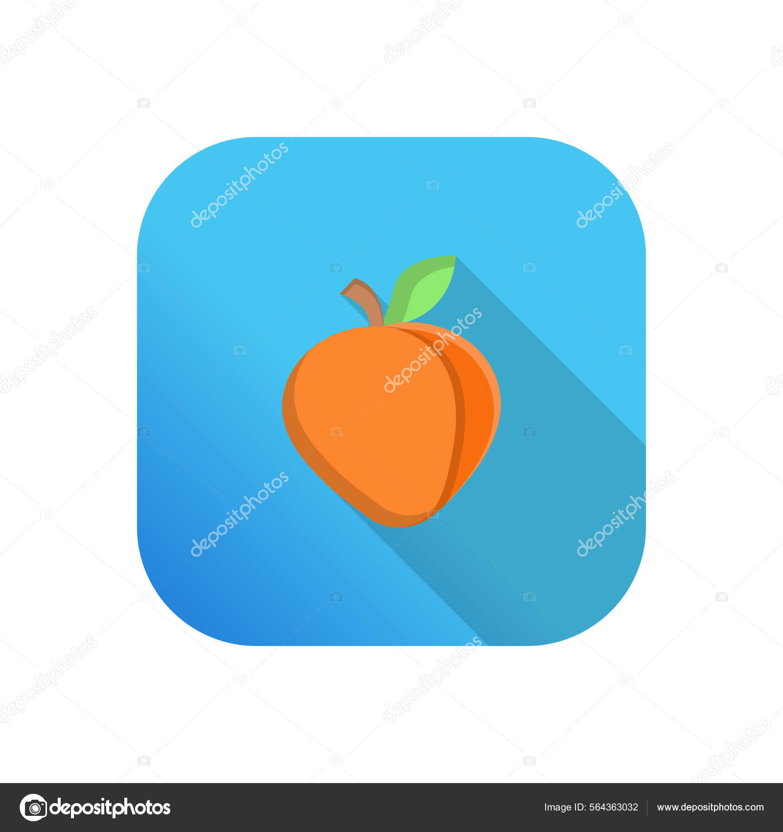 Apricot Vector Illustration Transparent Background Premium Quality ...