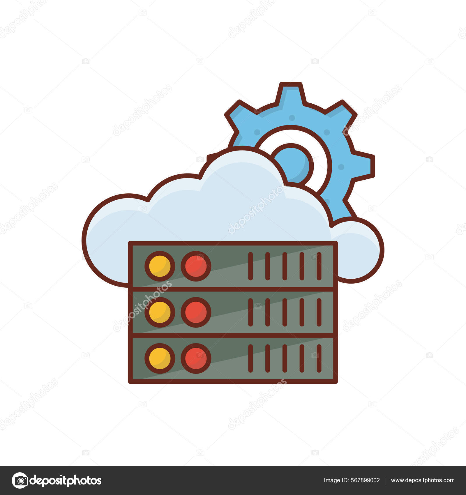 Database Vector Illustration Transparent Background Premium Quality ...