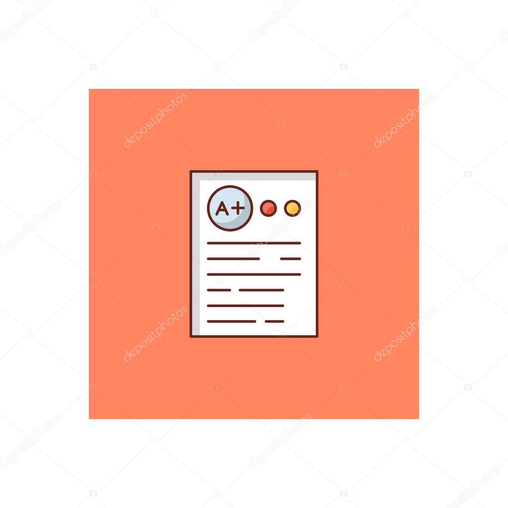 Marksheet Vector Illustration Transparent Background Premium Quality ...
