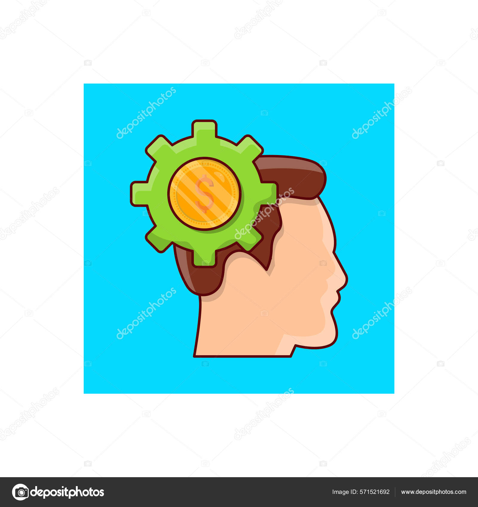 Mind Setting Vector Illustration Transparent Background Premium Quality ...
