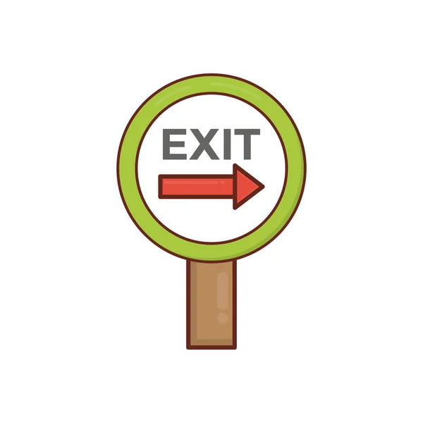 Cartoon exit sign Stock Photos, Royalty Free Cartoon exit sign Images ...