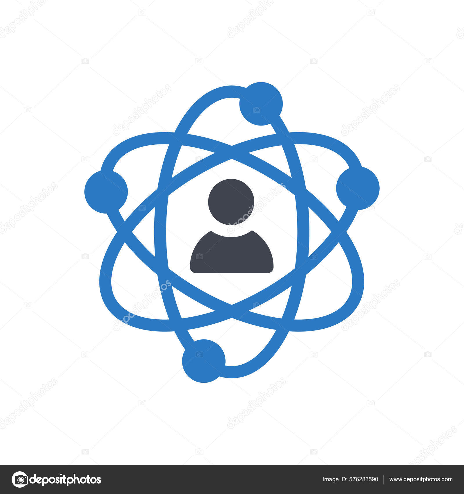 User Network Vector Illustration Transparent Background Premium Quality ...