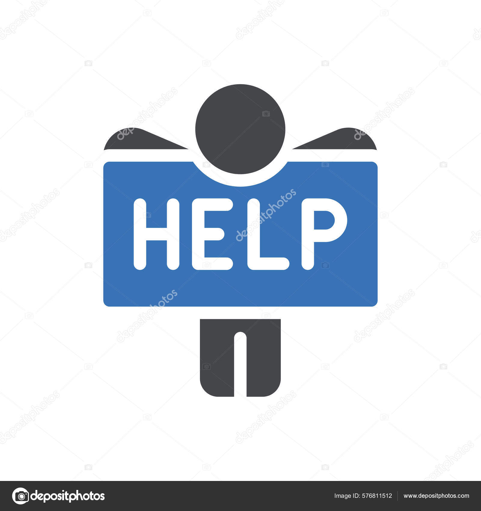 Help Vector Illustration Transparent Background Premium Quality Symbols ...