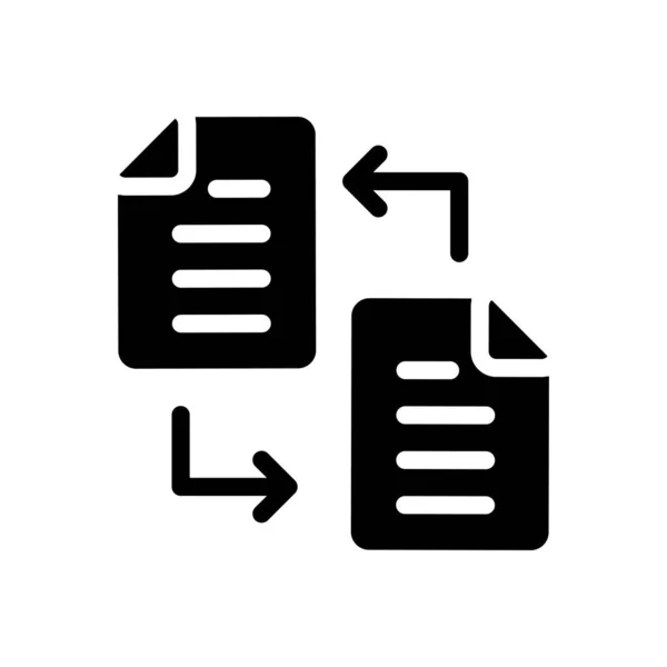 File Reload Vector Illustration Transparent Background Premium Quality Symbols Glyphs Stock ...