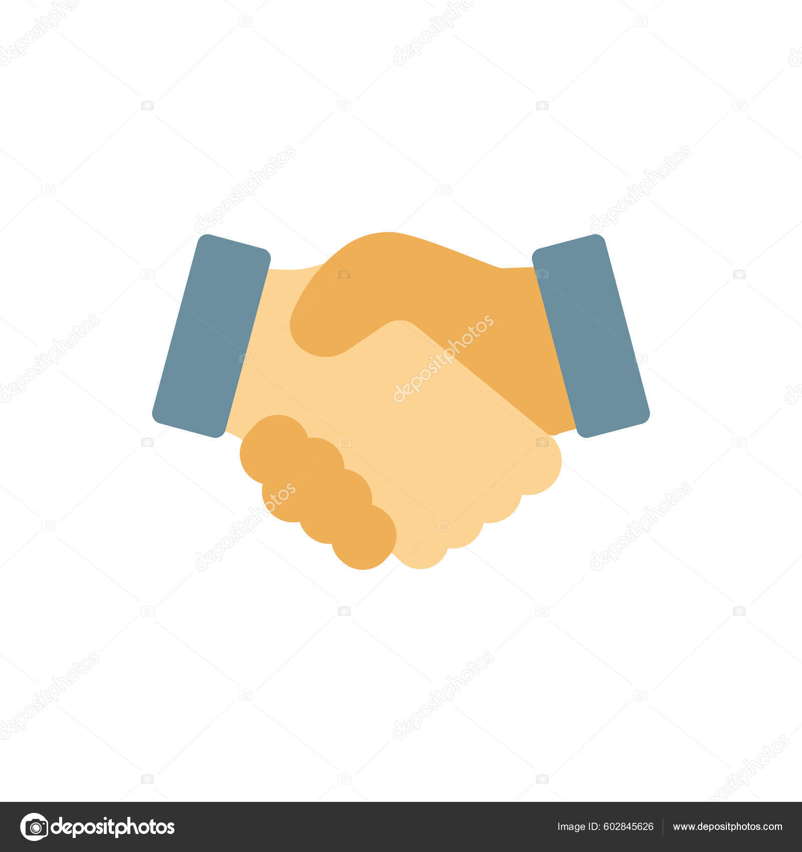 Shakehand Vector Illustration Transparent Background Premium Quality ...