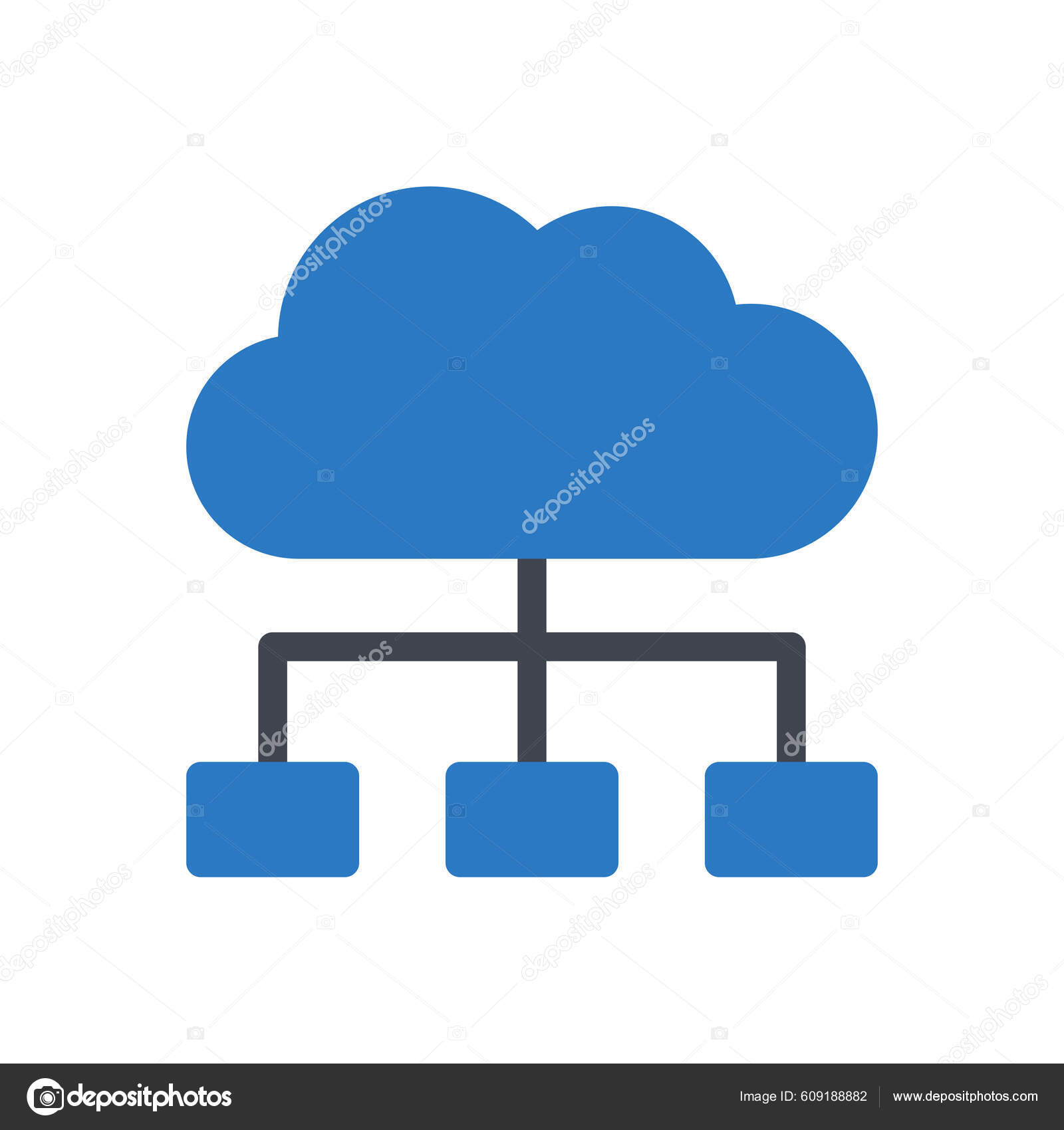 Cloud Vector Illustration Transparent Background Premium Quality Symbols Glyphs Icon Stock ...