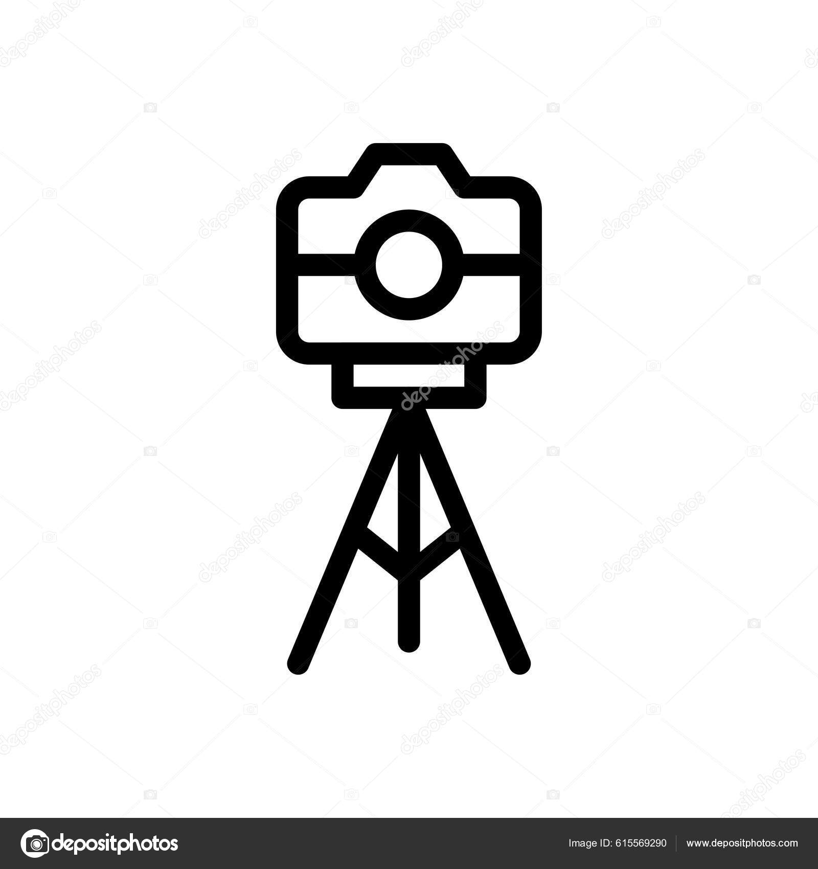 Camera Vector Illustration Transparent Background Premium Quality Symbols Thin Line Stock Vector ...