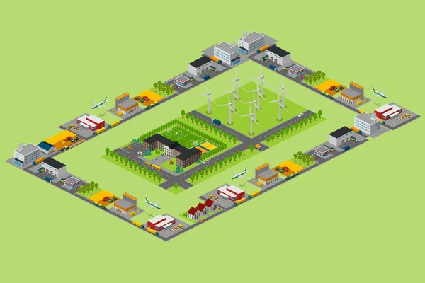 100,000 Isometric solar plant Vector Images | Depositphotos