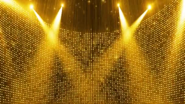 Aesthetic Particle Light Spotlight Stage Background — Stock Video ...