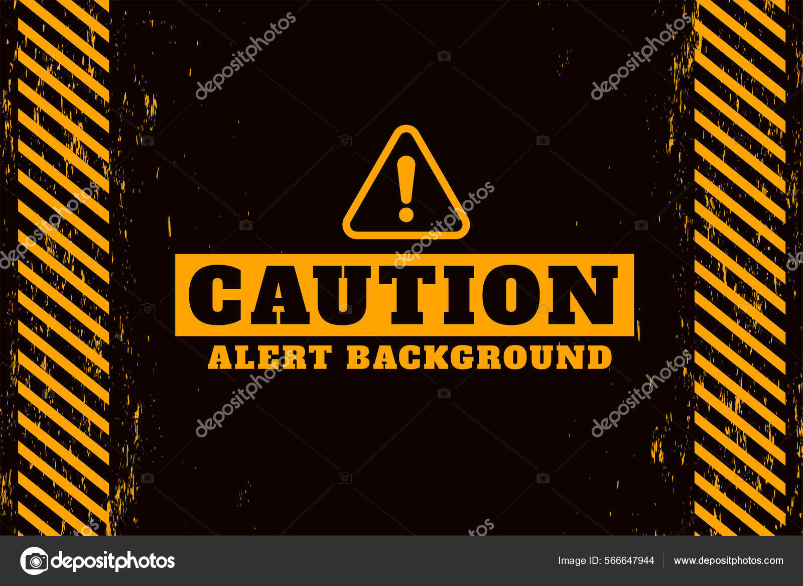Cution Alert Warning Background Design Stock Vector Image by ...