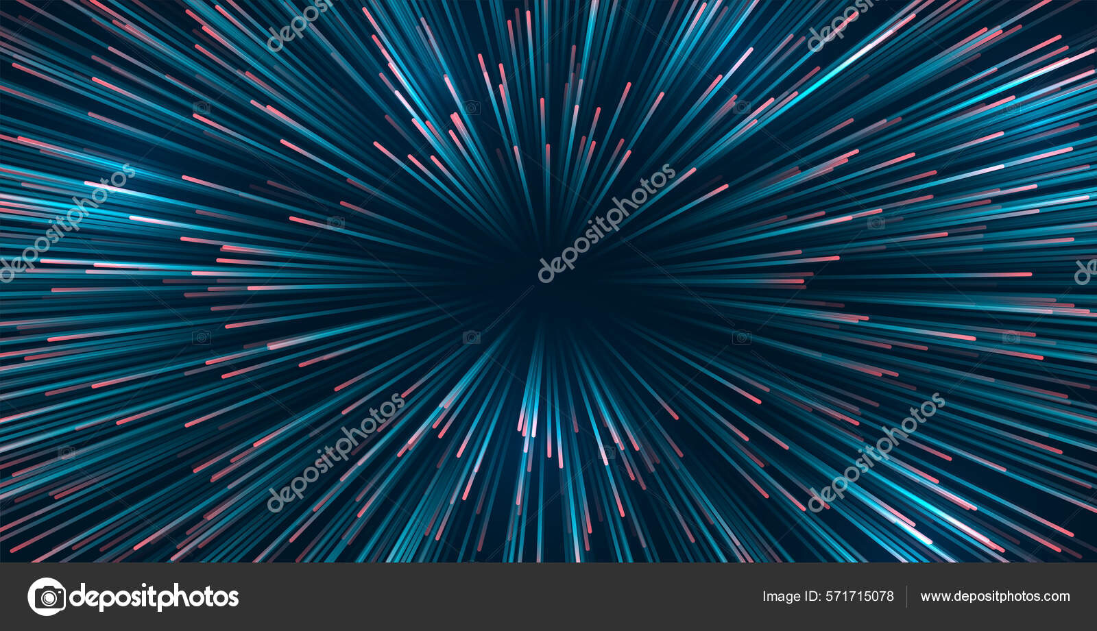 Zoom Outburst Motion Lines Background Stock Vector Image by ...