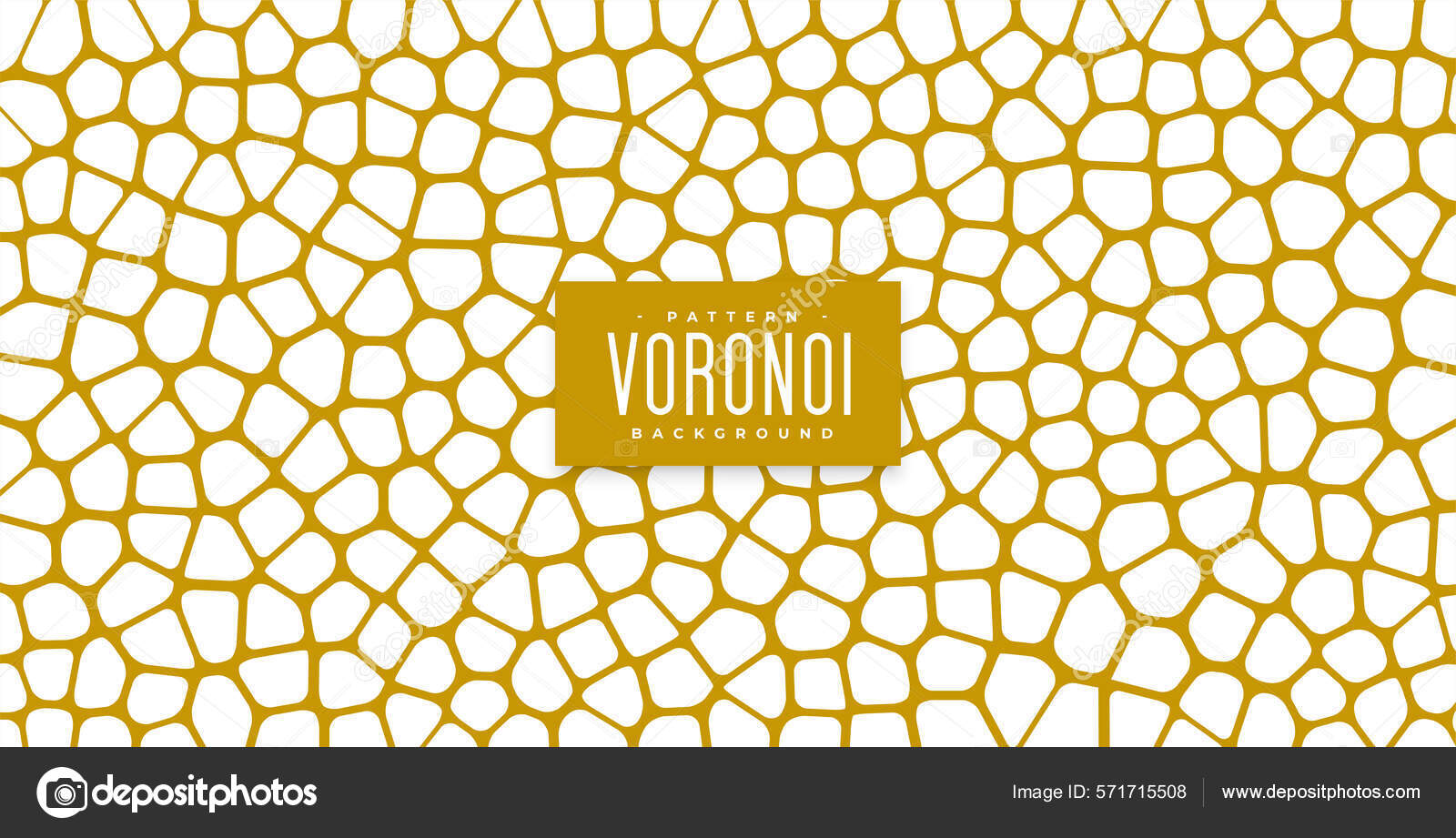 Classic Voronoi Pattern Texture Background Stock Vector Image by ...