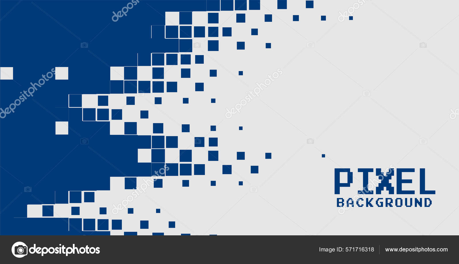 Abstract Black Pixel Background Design Stock Vector Image by ...