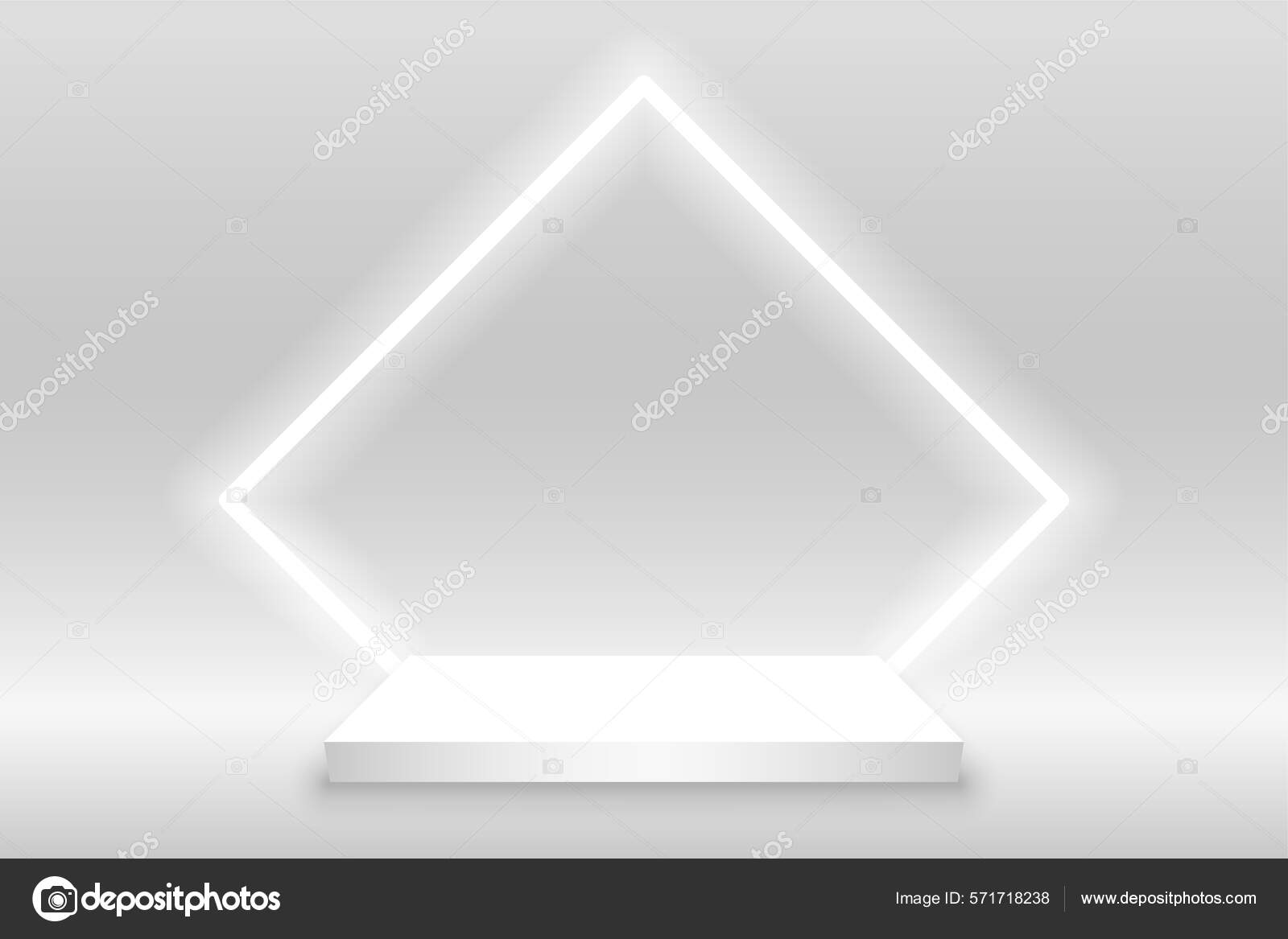 Product Display Platform Neon Lights Stock Vector Image by ©desinerstar ...