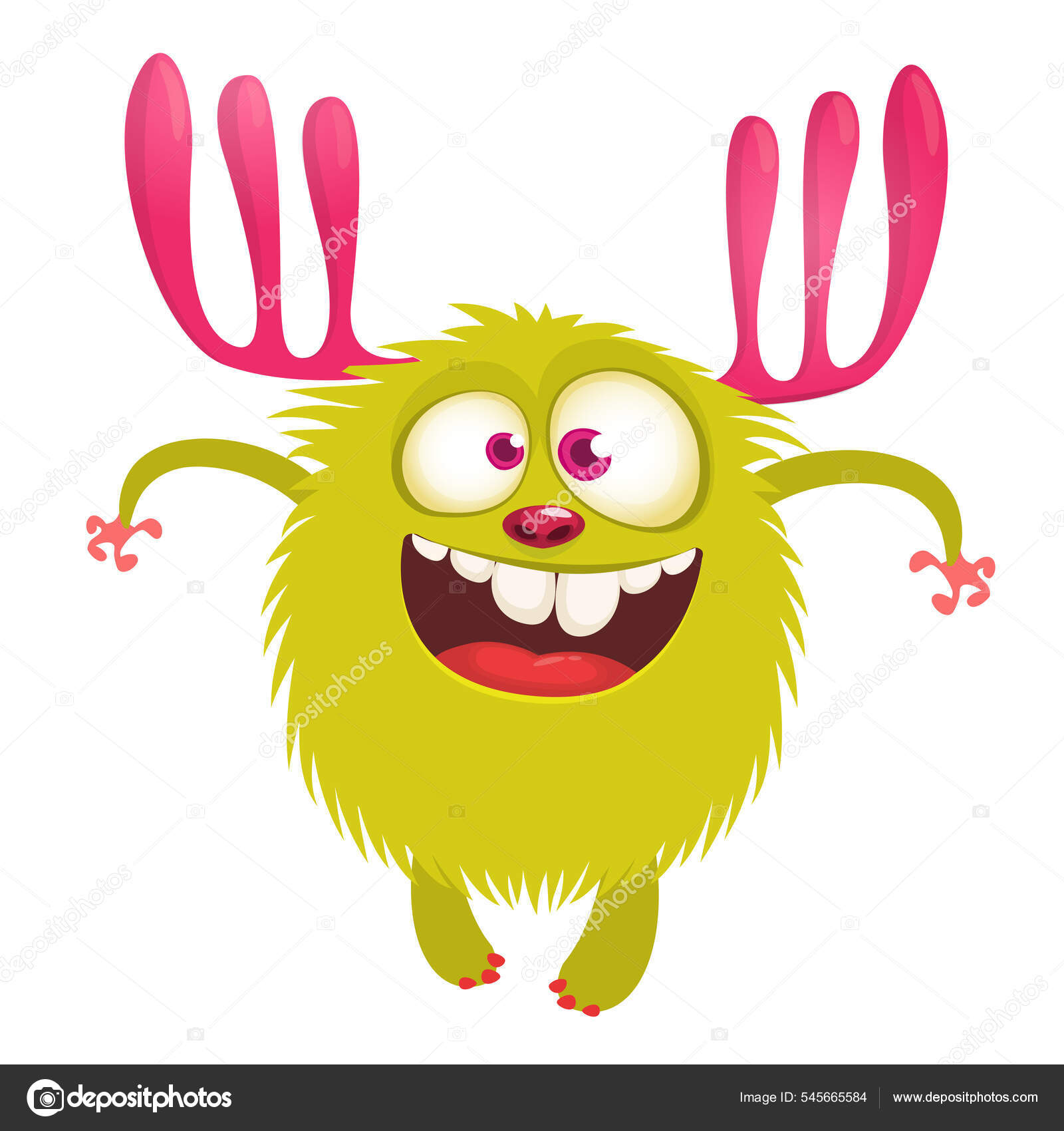 Silly Cartoon Monster Dancing Stock Vector Image by ©drawkman.gmail.com ...