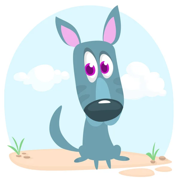 Cute cartoon wolf character. Wild forest animal collection. Baby ...