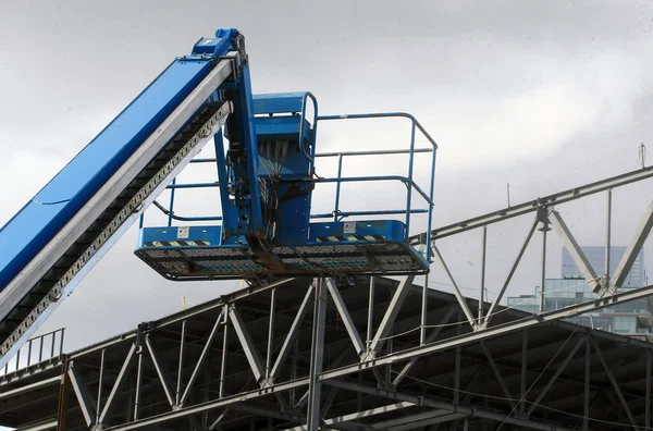 An aerial work platform, elevating work platform or cherry picker ...