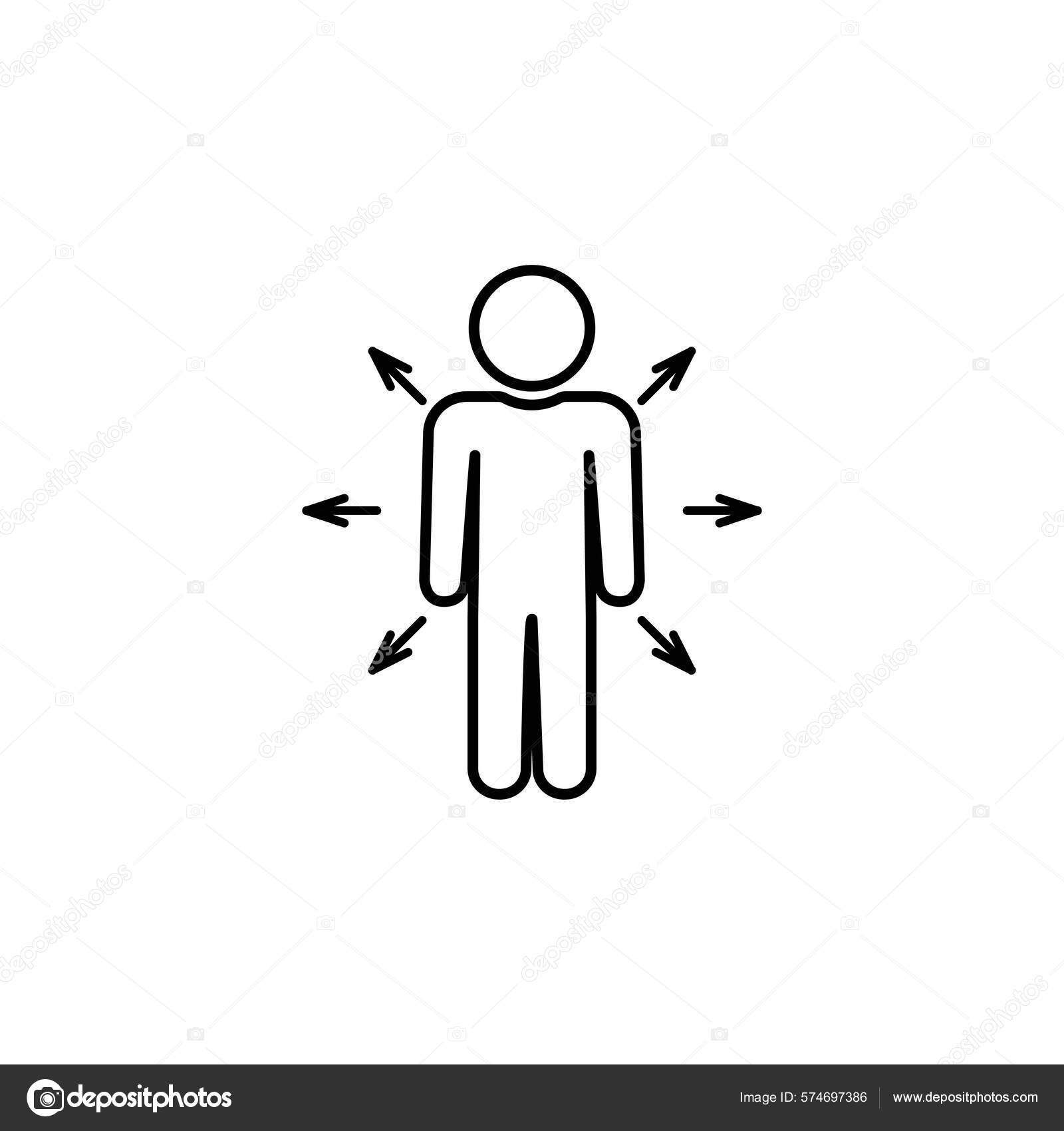 Multi Task Woman Employer Business People Icon Simple Line Flat Stock ...