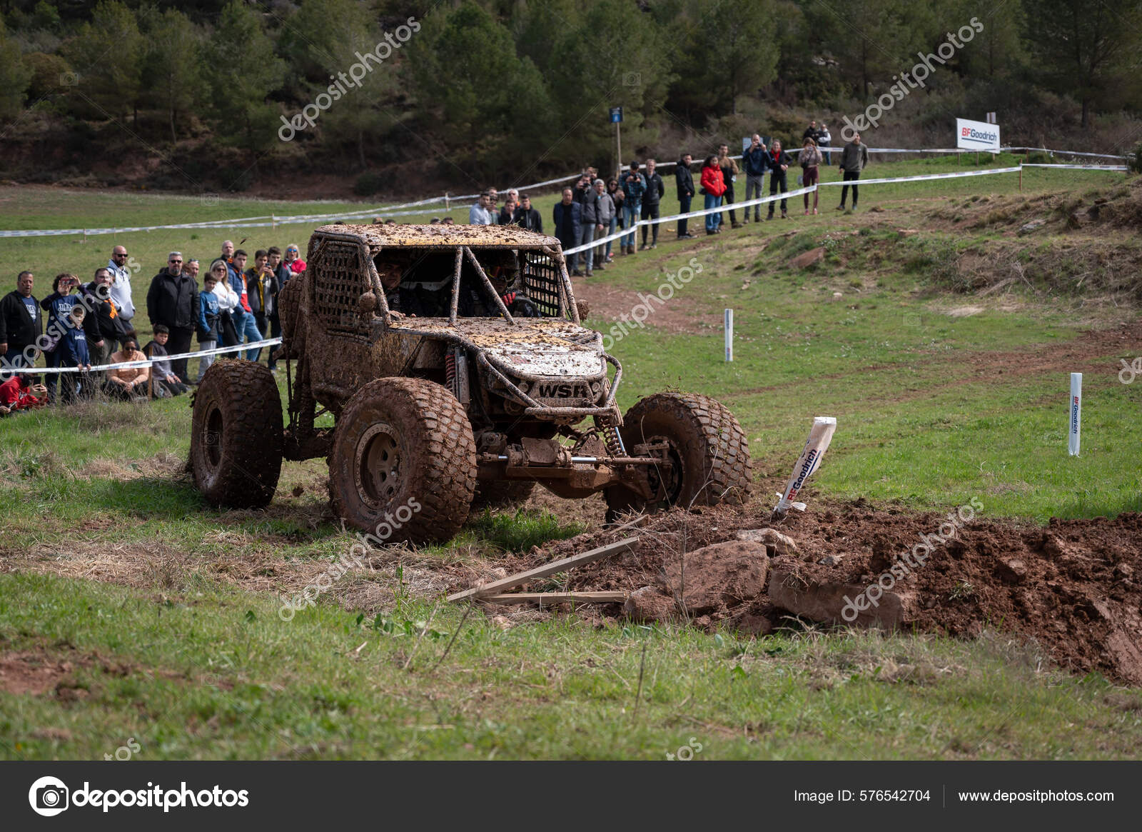 Yellow Jeep Based Prototype Atv Action – Stock Editorial Photo ...