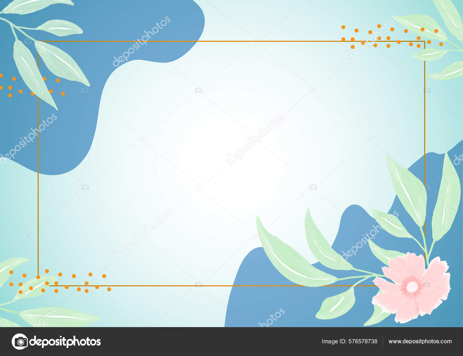 Design Natural Background Template Decoration Invitation — Stock Photo ...