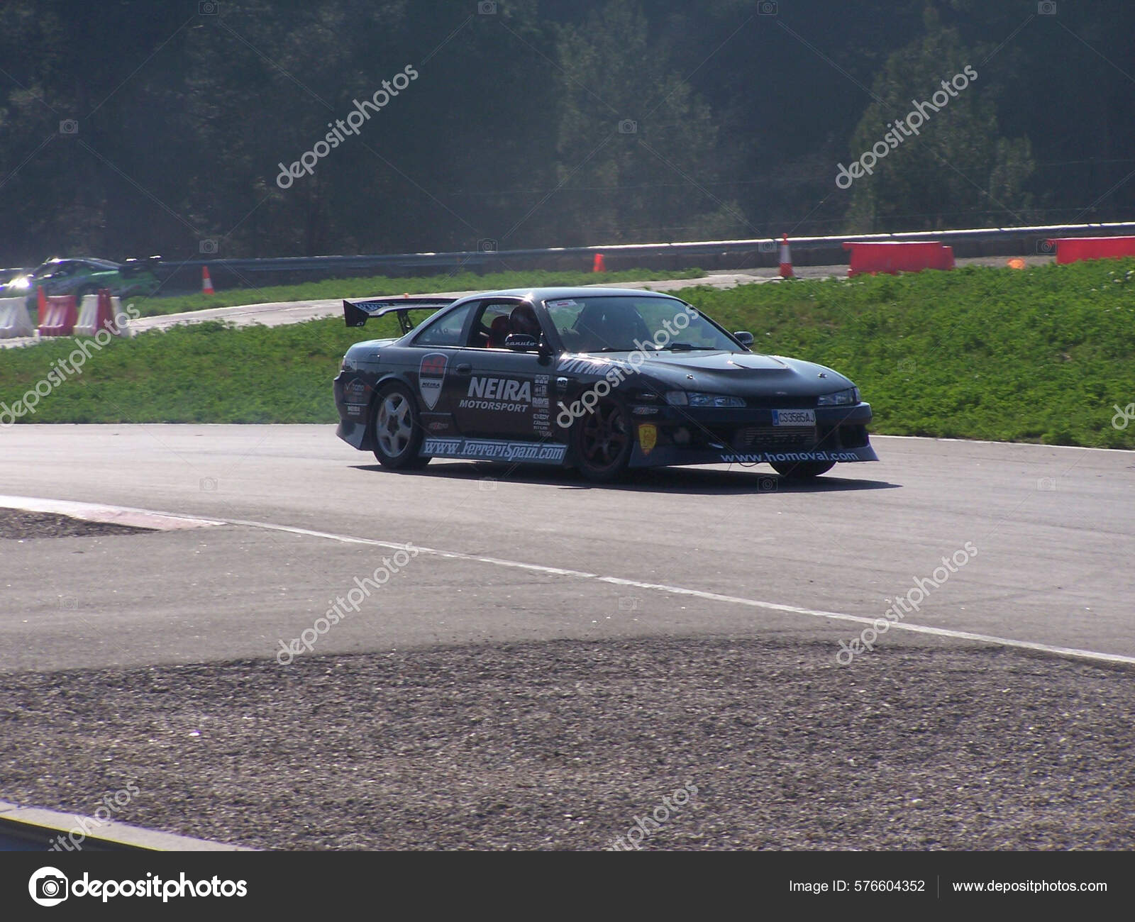 Tuning Car Modified Drift Track Japan Model Nissan Silvia S14 — Stock ...