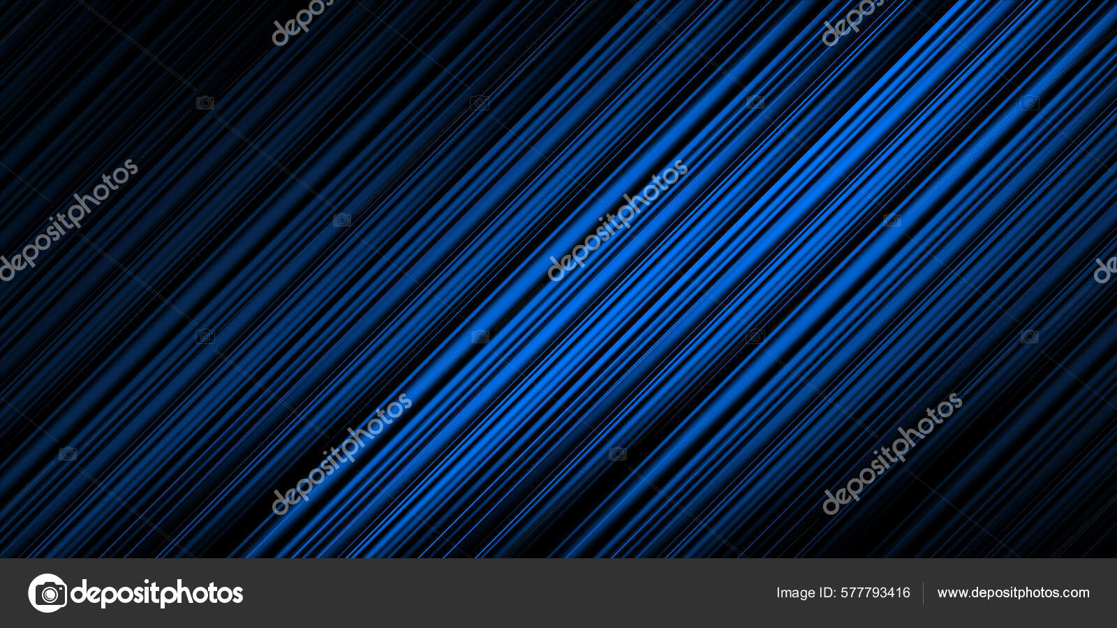 Diagonal Blue Line Flow Shiny Blurred Surface Background Realistic ...